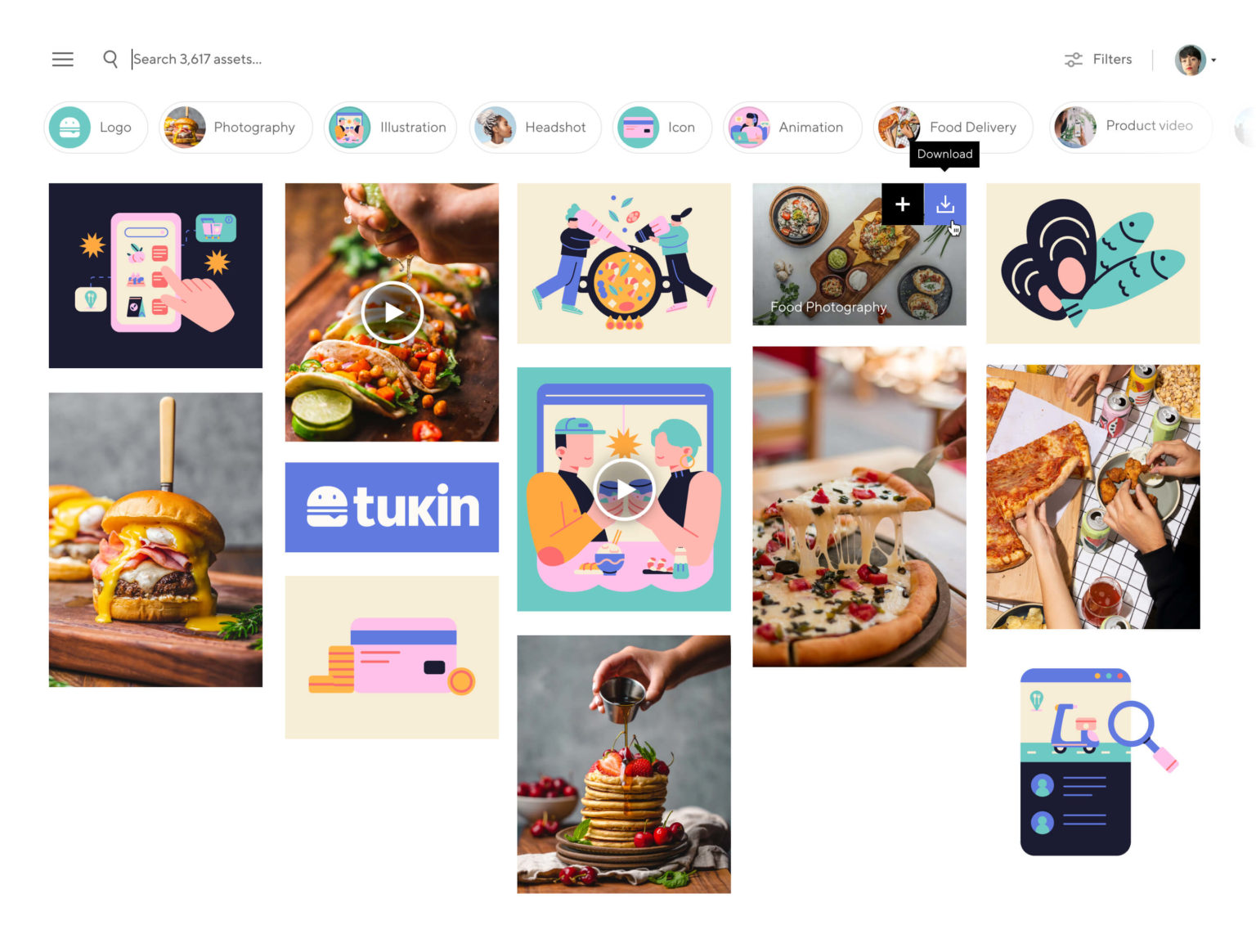 Build a brand asset library that puts design on display | Niice
